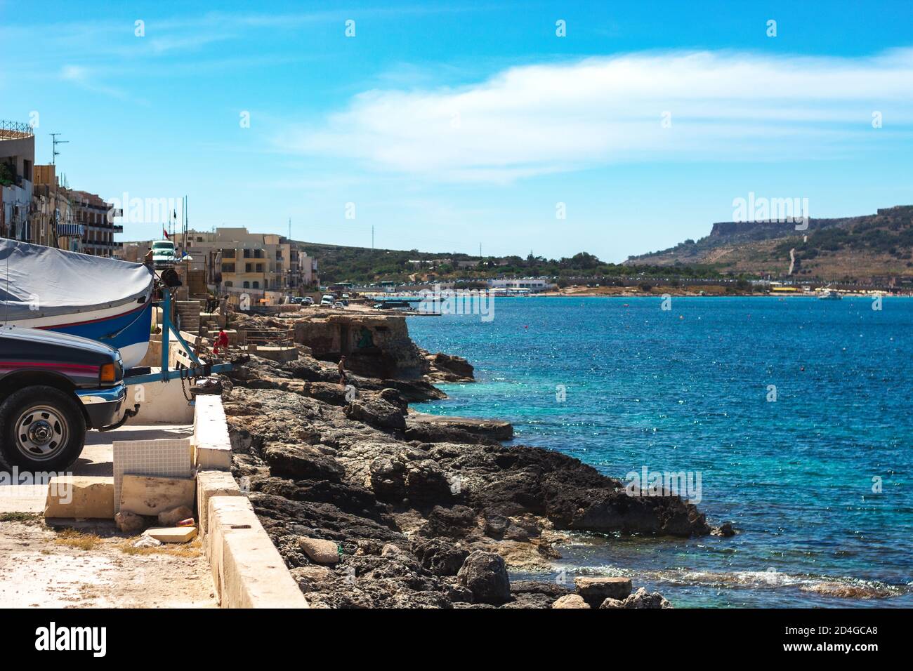 malta sea beach Stock Photo - Alamy