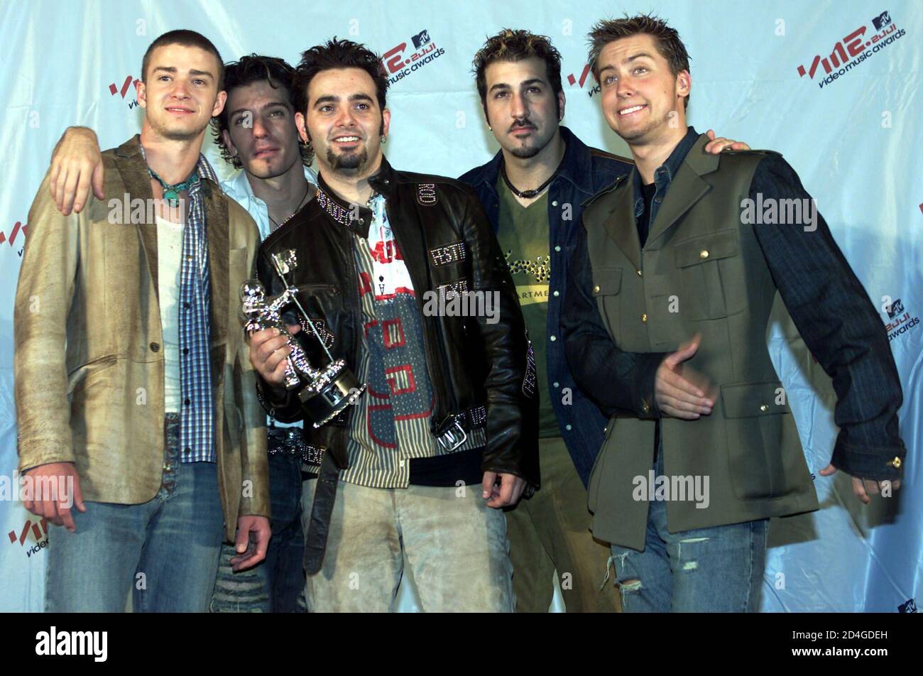 Pop Band Nsync Mtv Video Music Awards High Resolution Stock Photography ...