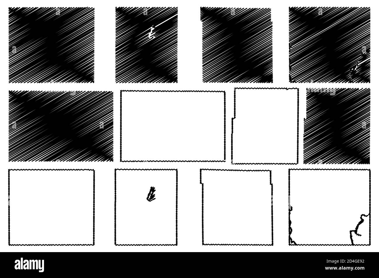 Chase vector outline map Cut Out Stock Images & Pictures - Alamy