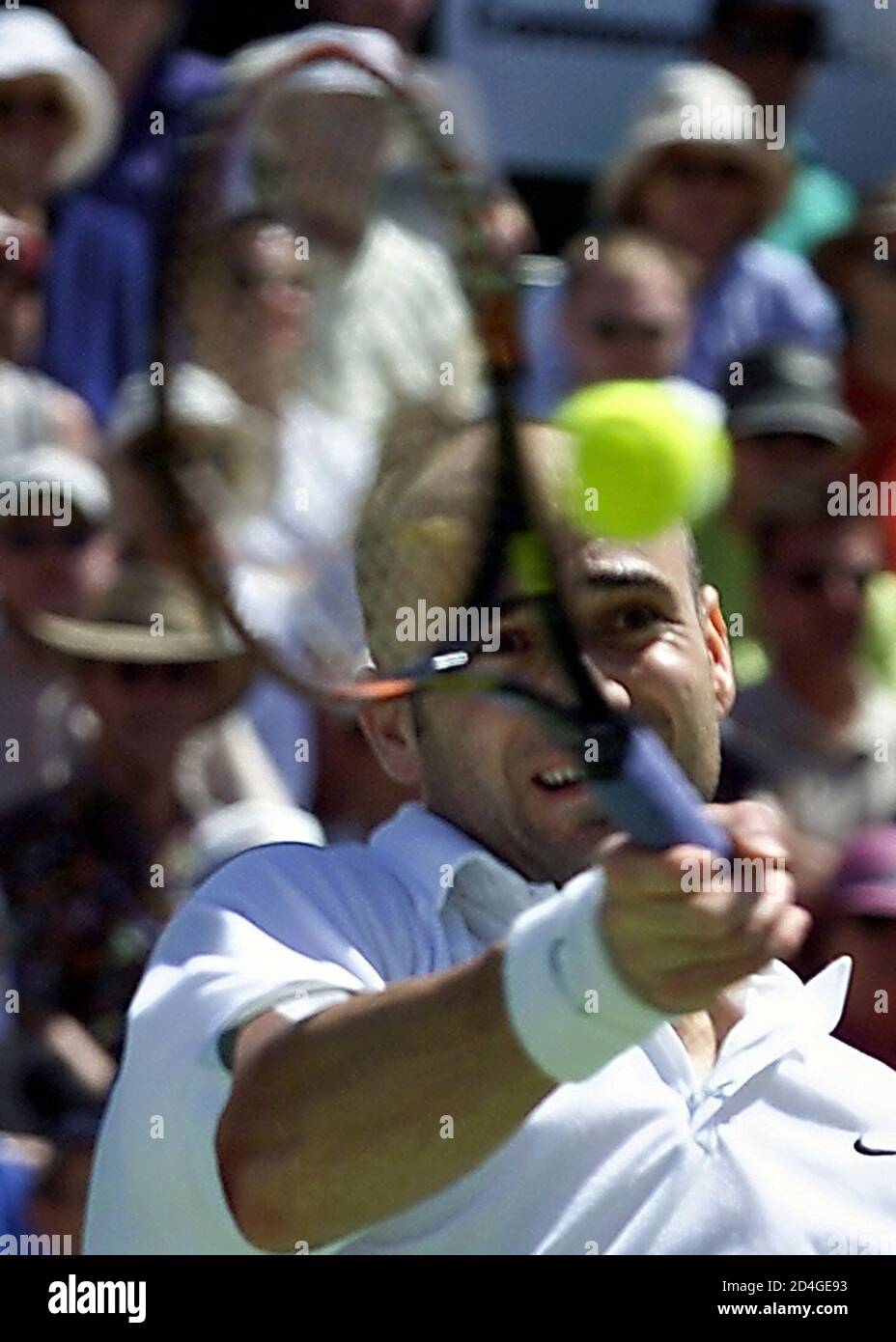 Sport tennis forehand andre agassi hi-res stock photography and images ...
