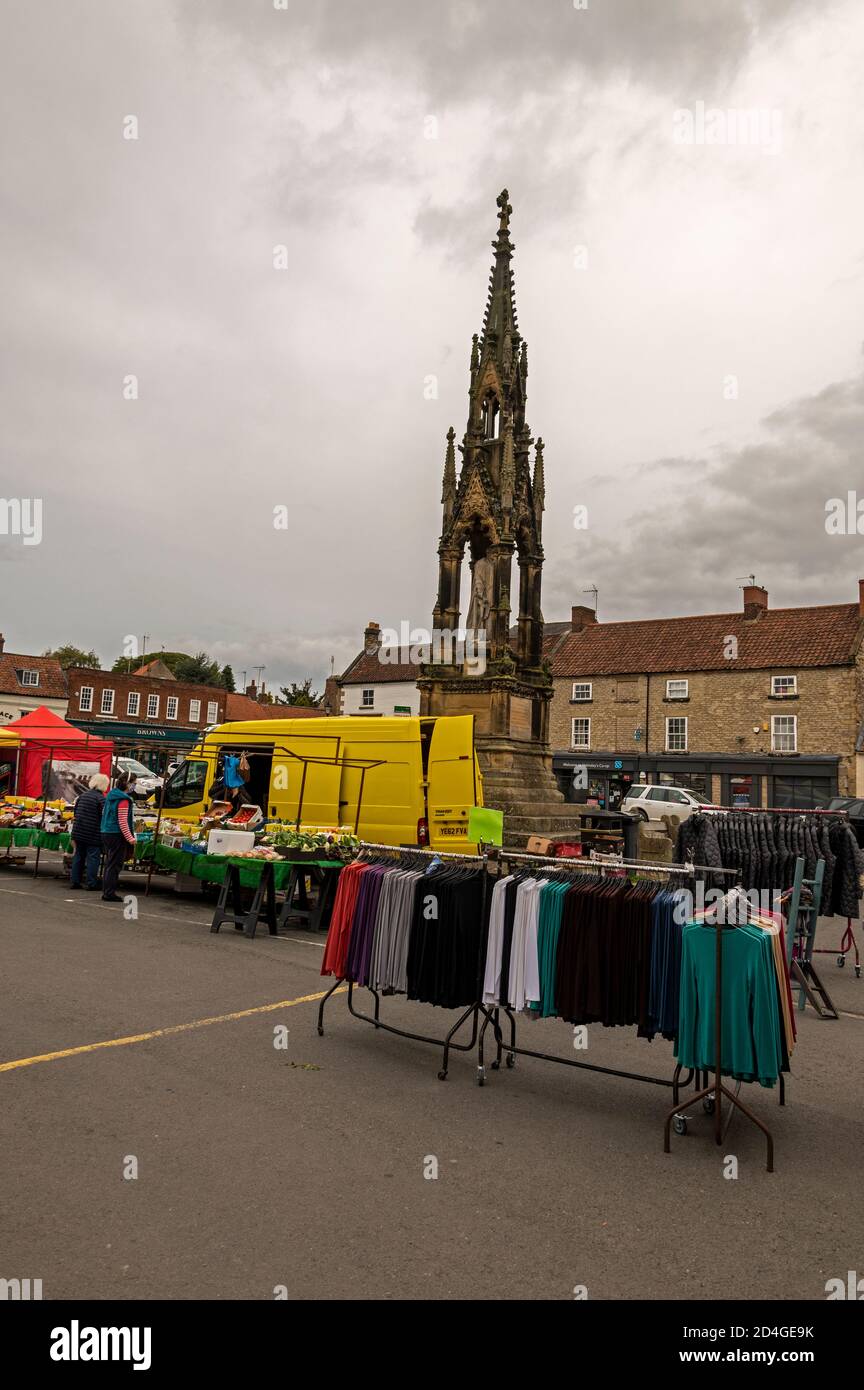 A weekly market is held each Friday on Market Place in the small market ...