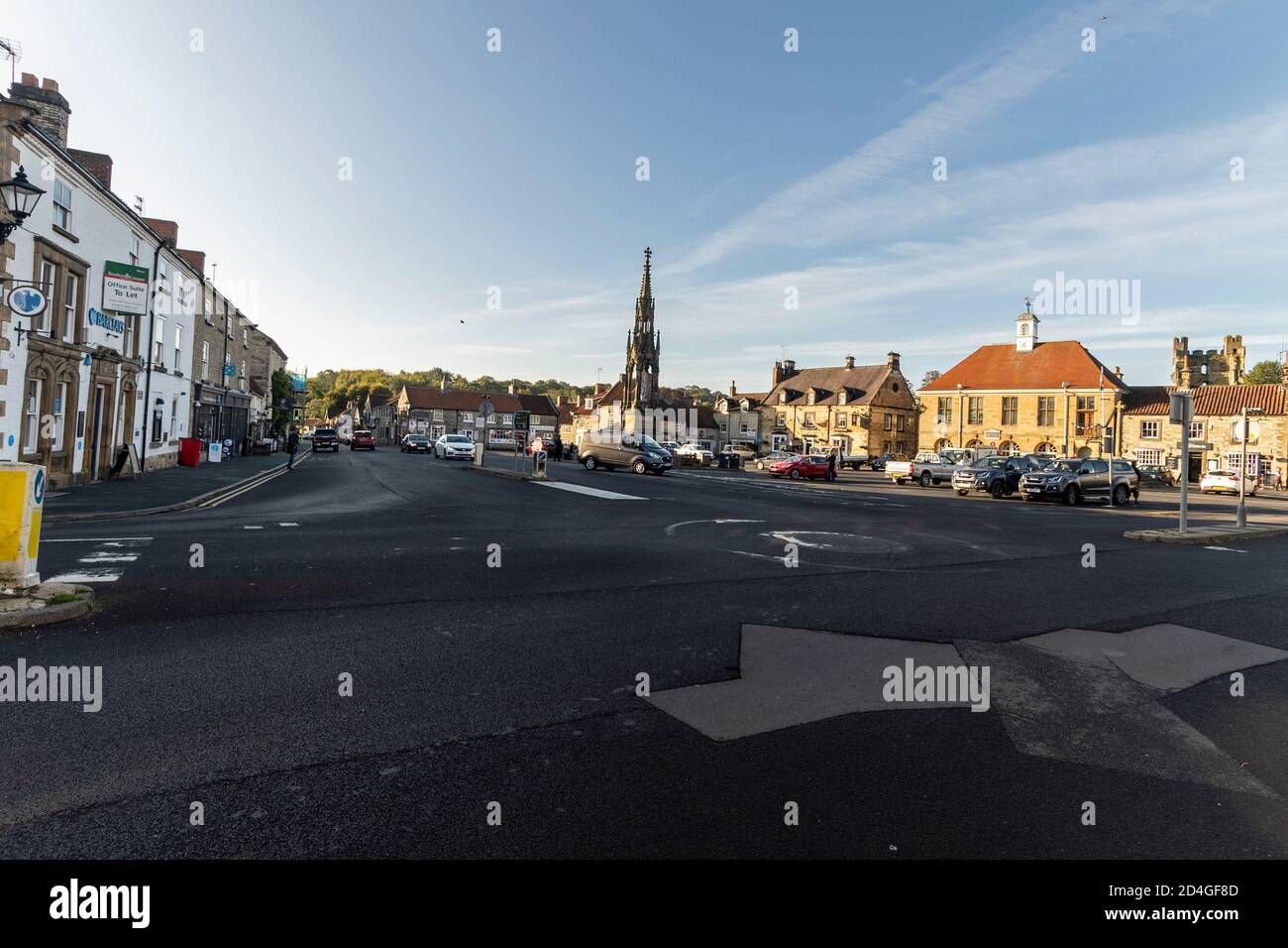 A weekly market held each Friday on Market Place in the small market ...