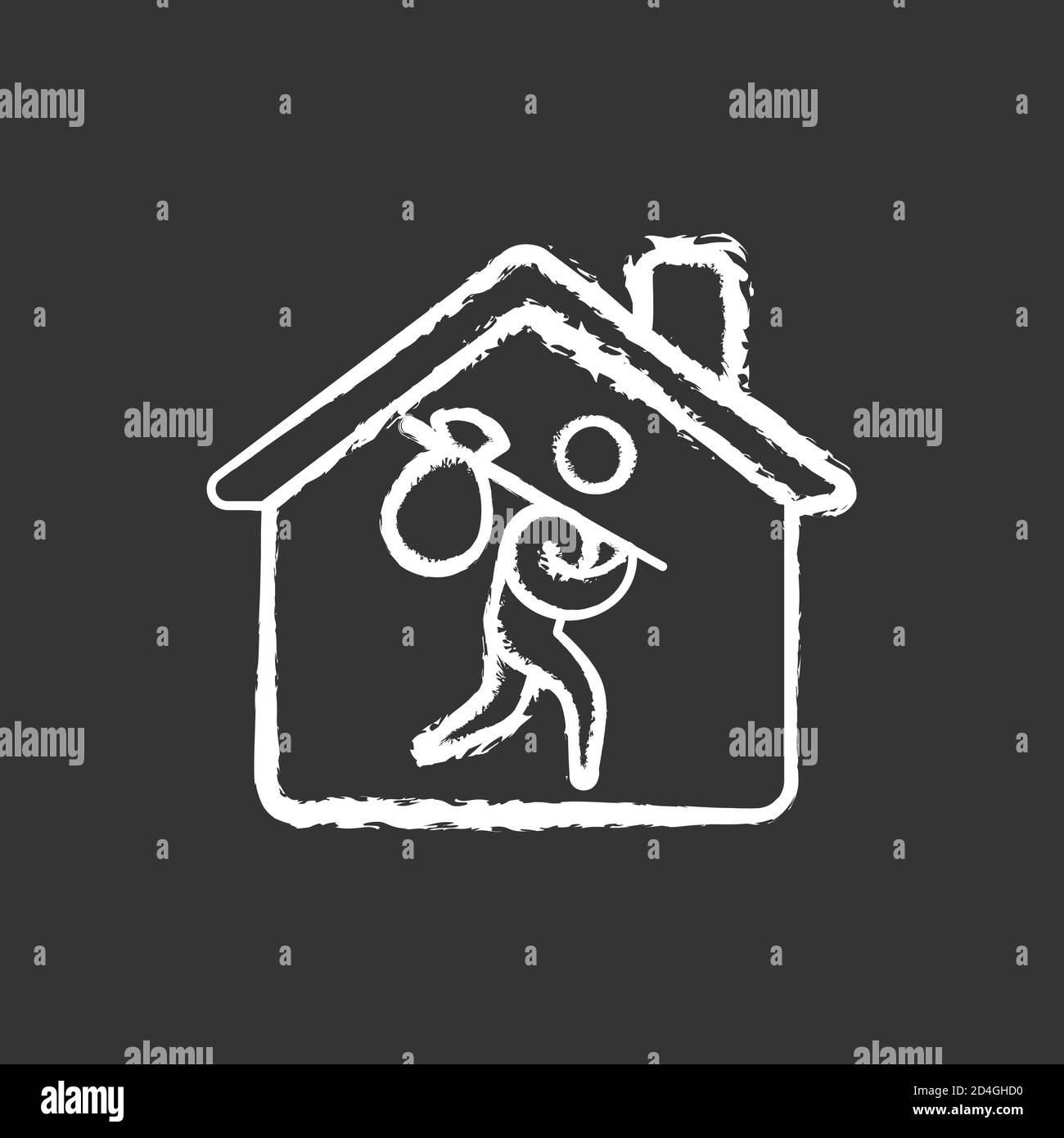 Refugee icon on white Stock Vector Images - Alamy