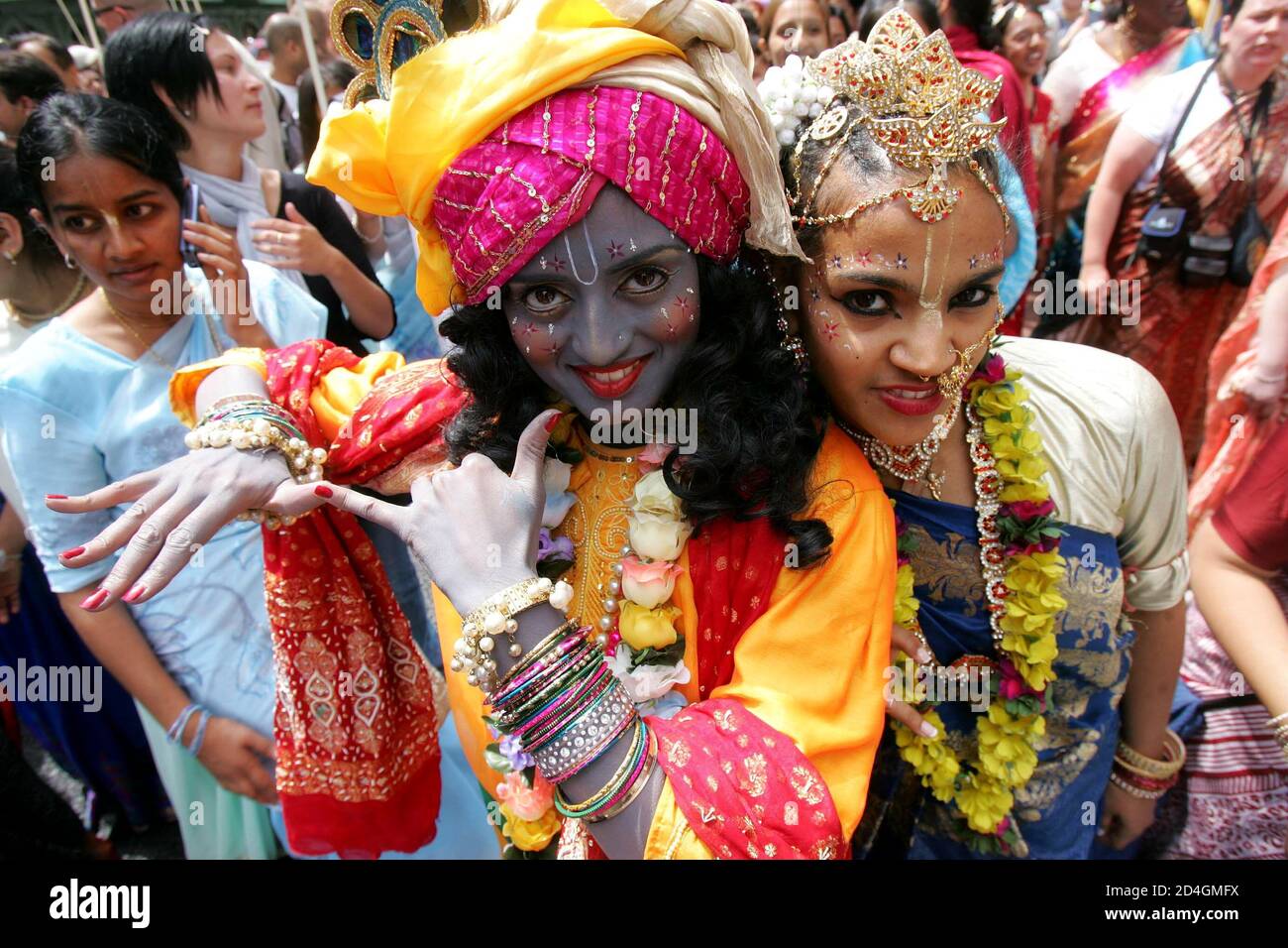 Hare krishna ratha yatra festival in london hi-res stock photography ...