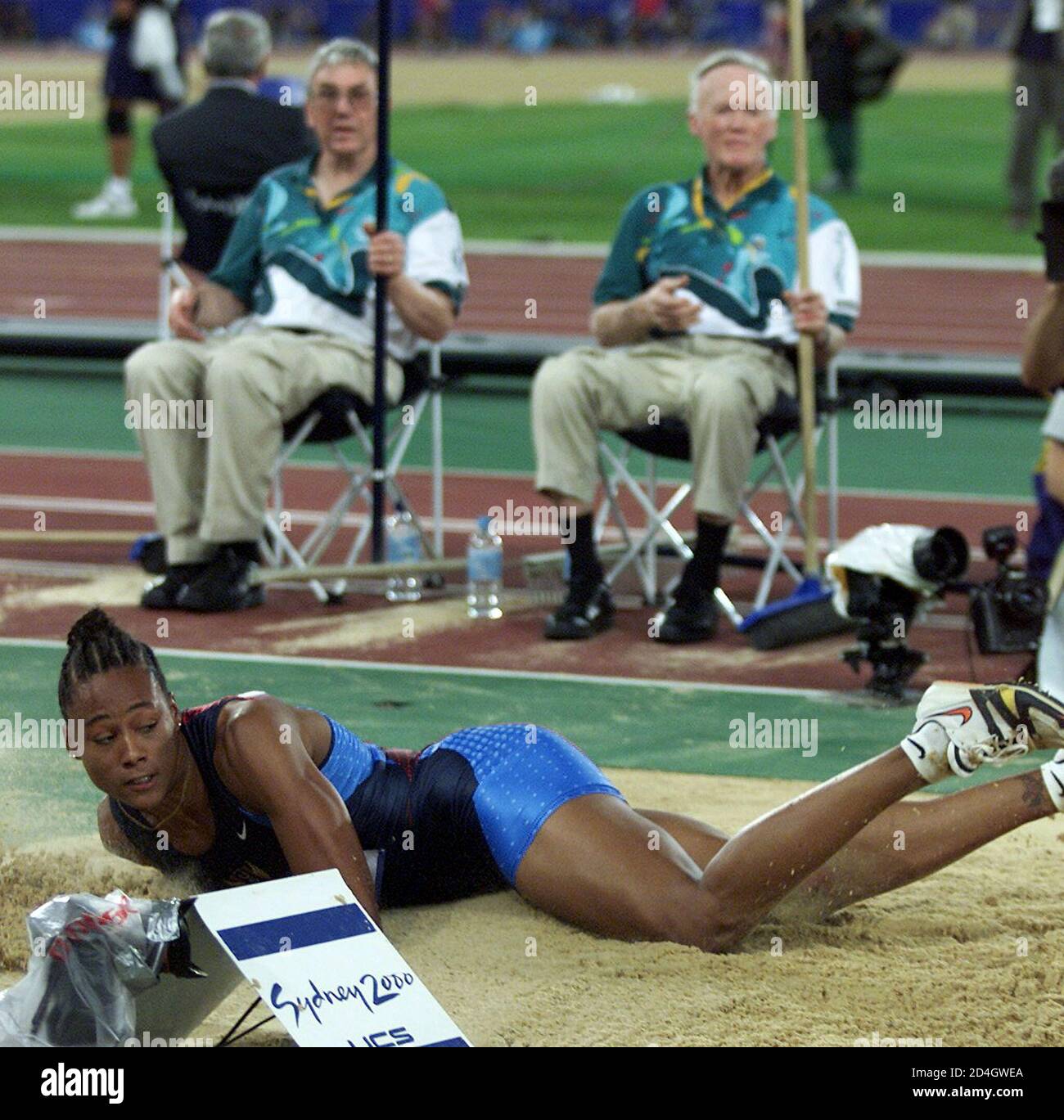 Long jump sand pit on High Resolution Stock Photography and Images - Alamy