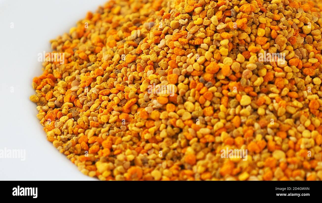 fresh bee pollen, natural vitamin source, empowering bee pollen Stock ...
