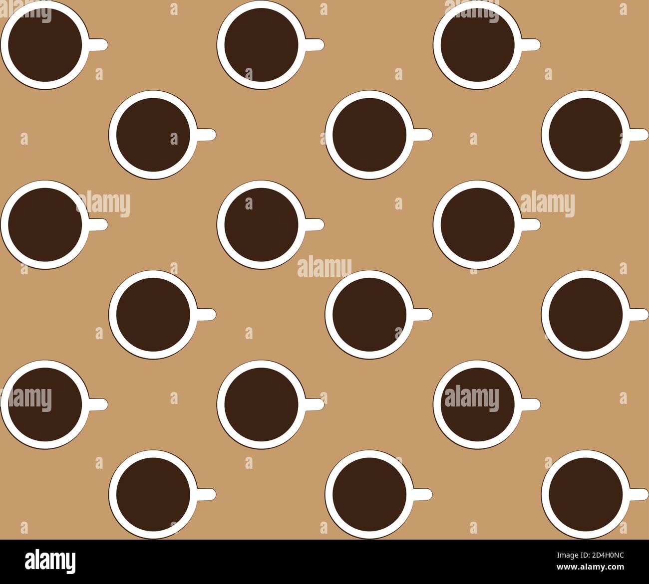 Seamless background coffee cup pattern from geometric shapes Stock ...