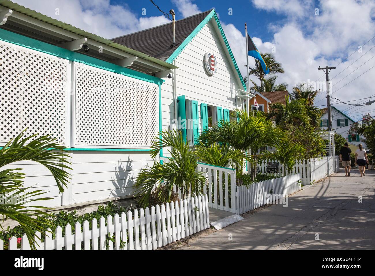 Bahamas, Abaco Islands, Elbow Cay, Hope Town, Hope Town Sailing Club ...