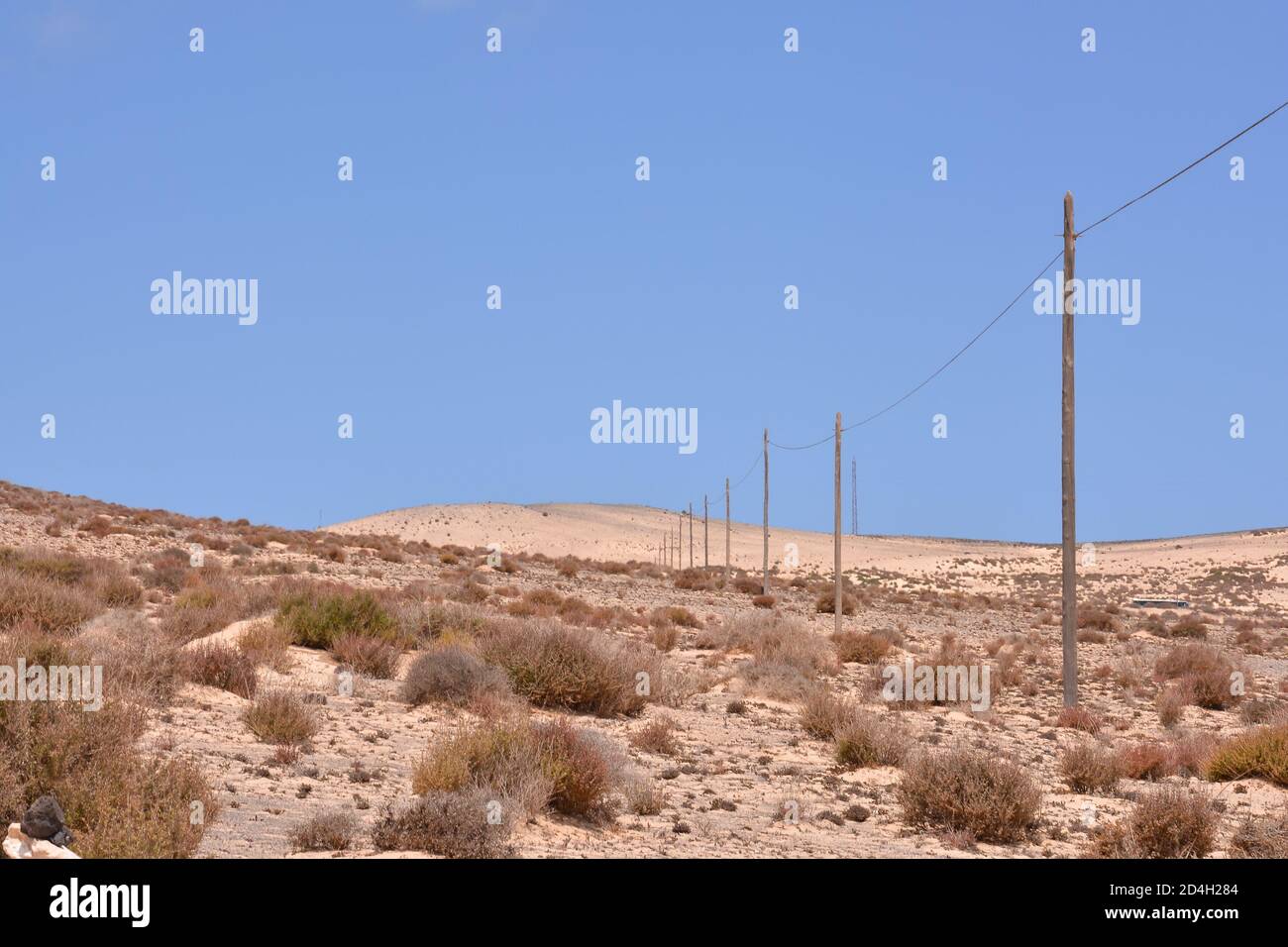 Dry Desert Landscape Stock Photo - Alamy