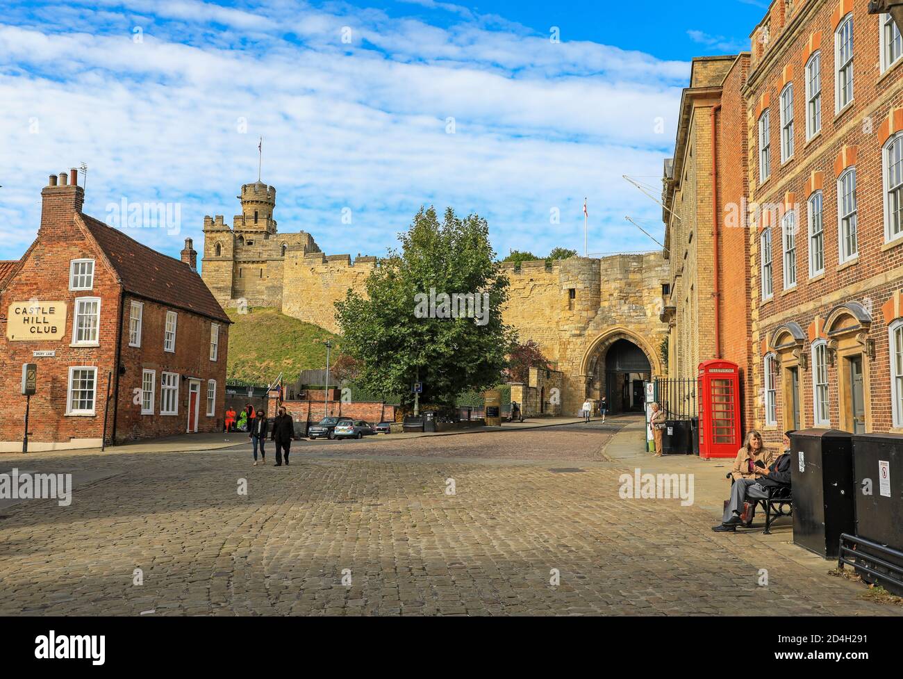 Eastgate, the main entrance to Lincoln Castle and the Castle Walls ...