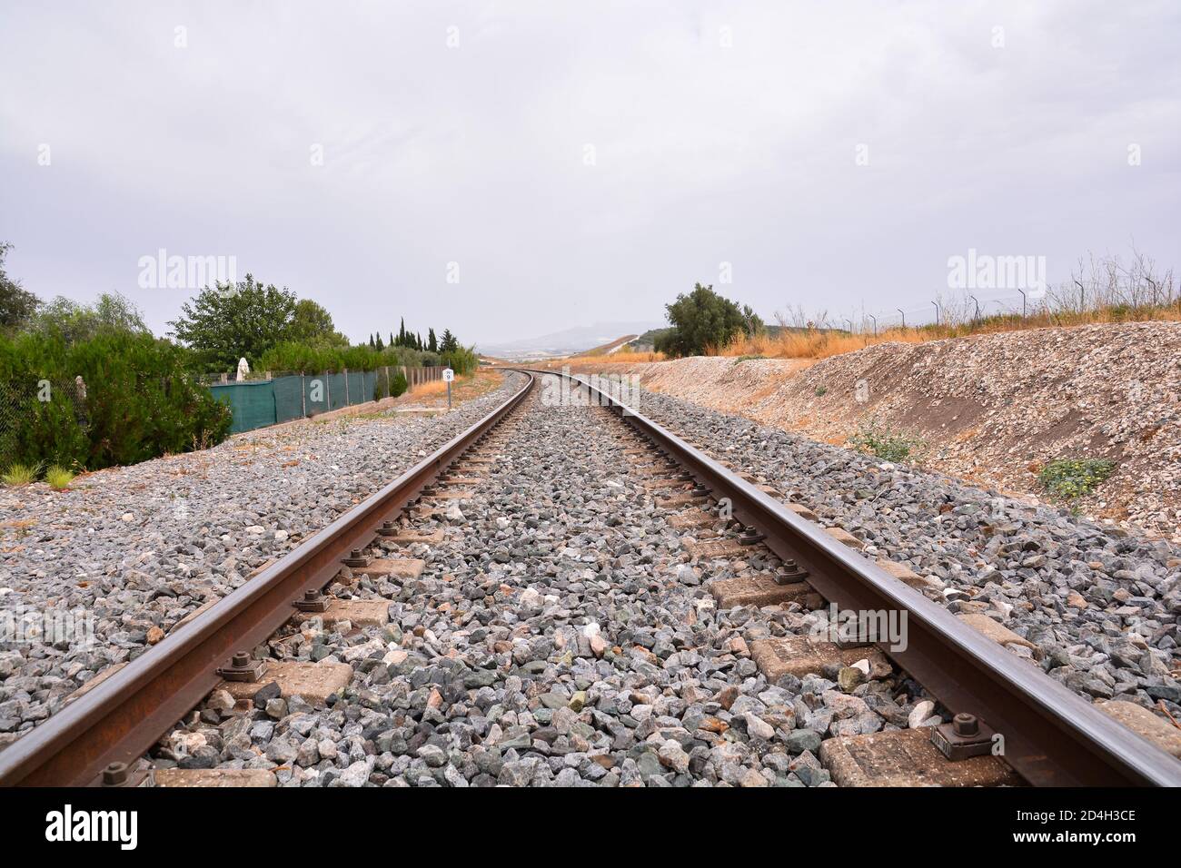 Train Rail Road Stock Photo - Alamy