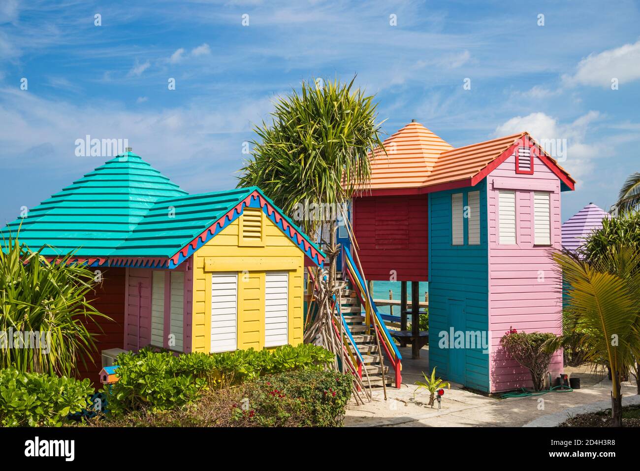 Caribbean, Bahamas, Providence Island, Compass Point resort Stock Photo ...