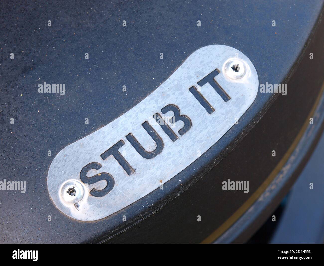 Cigarette Stubbier On a Bin Stock Photo - Alamy