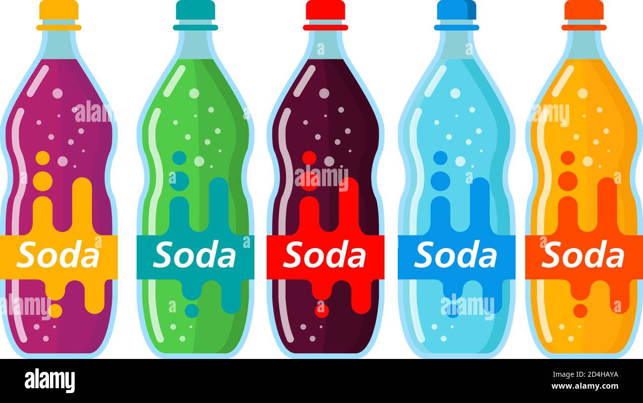 Fruit flavored mineral water Stock Vector Images - Alamy