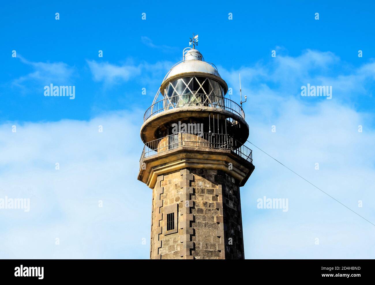Lighthouse Faro de Orchilla Stock Photo - Alamy