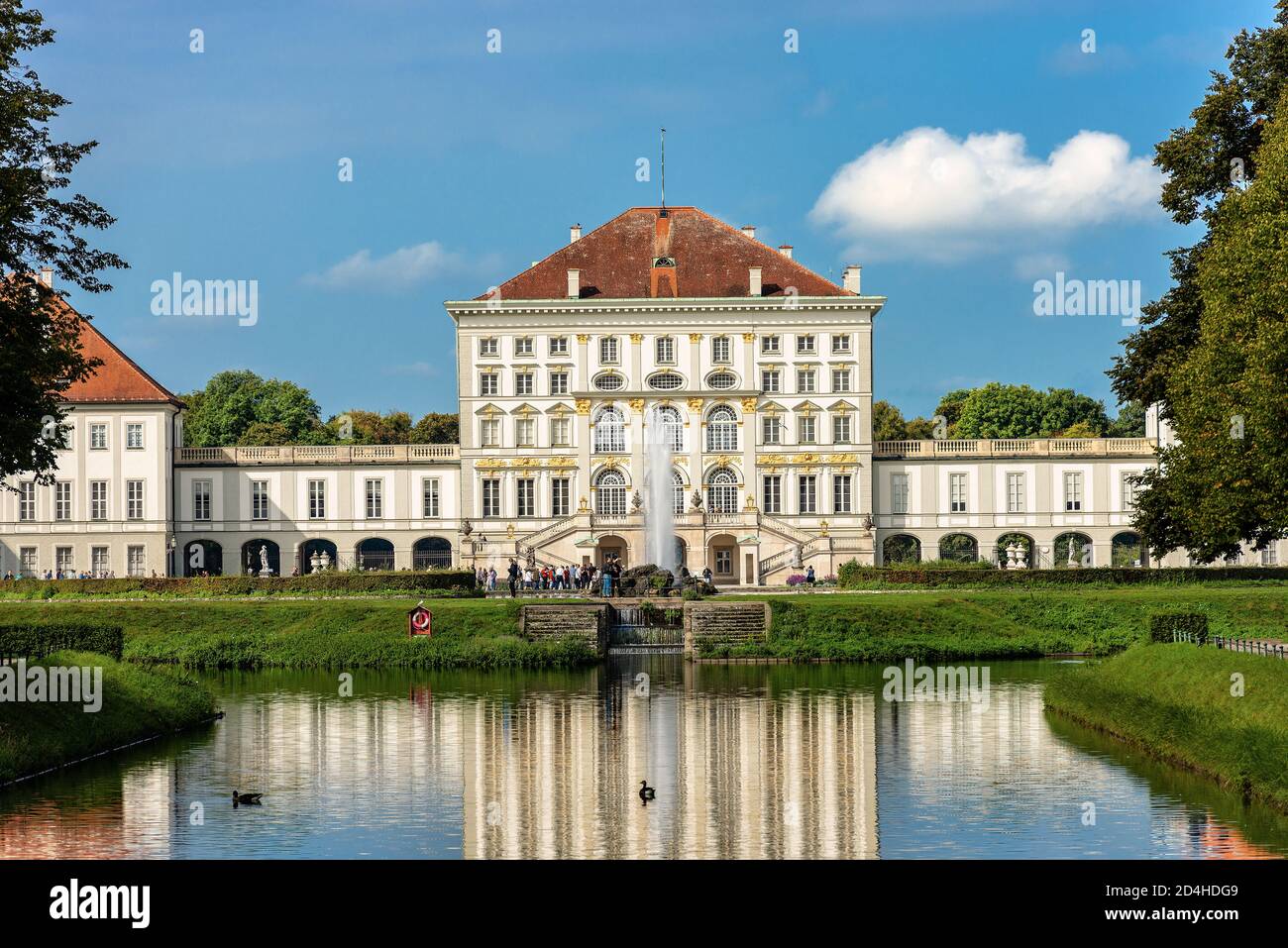 Nymphenburg Palace (Schloss Nymphenburg - Castle of the Nymphs). Munich ...