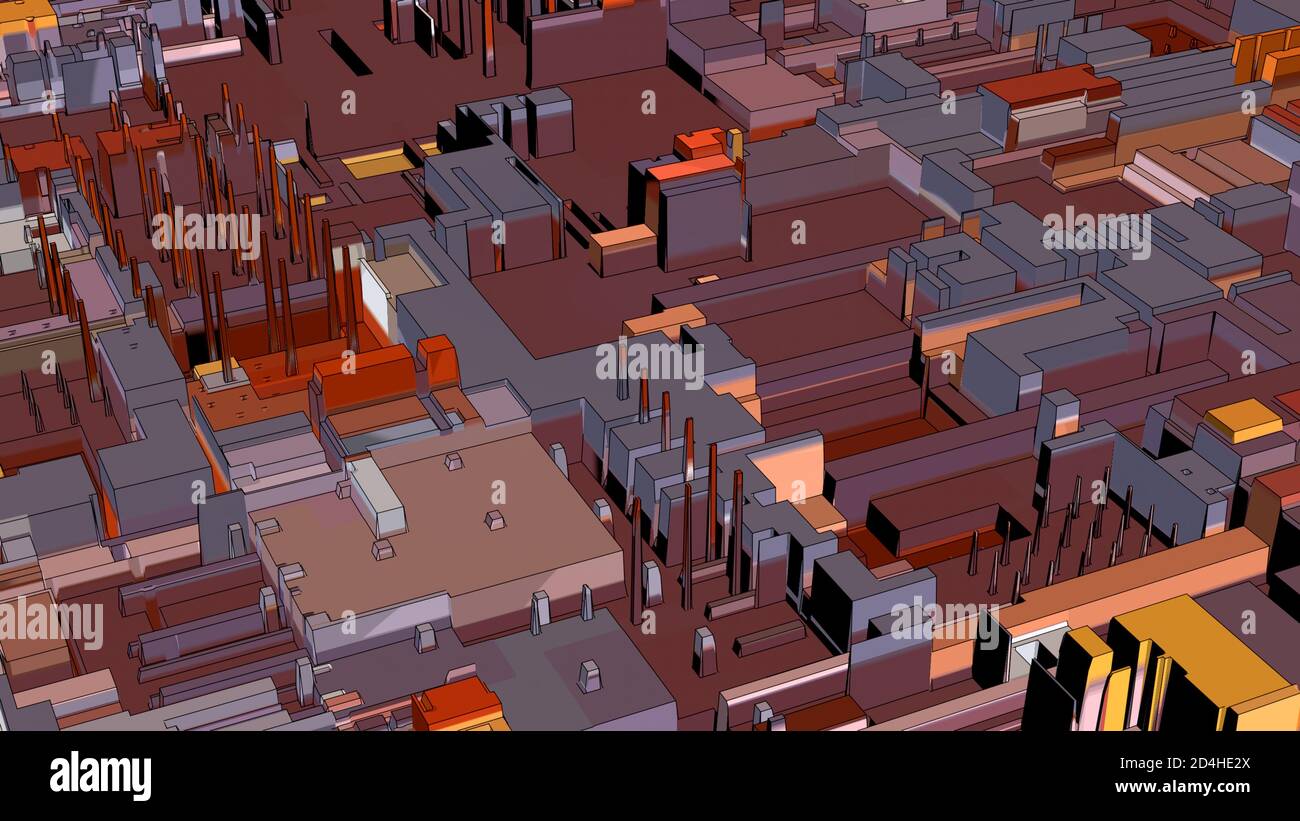 3d render. Abstract colorfully background illustration Stock Photo - Alamy