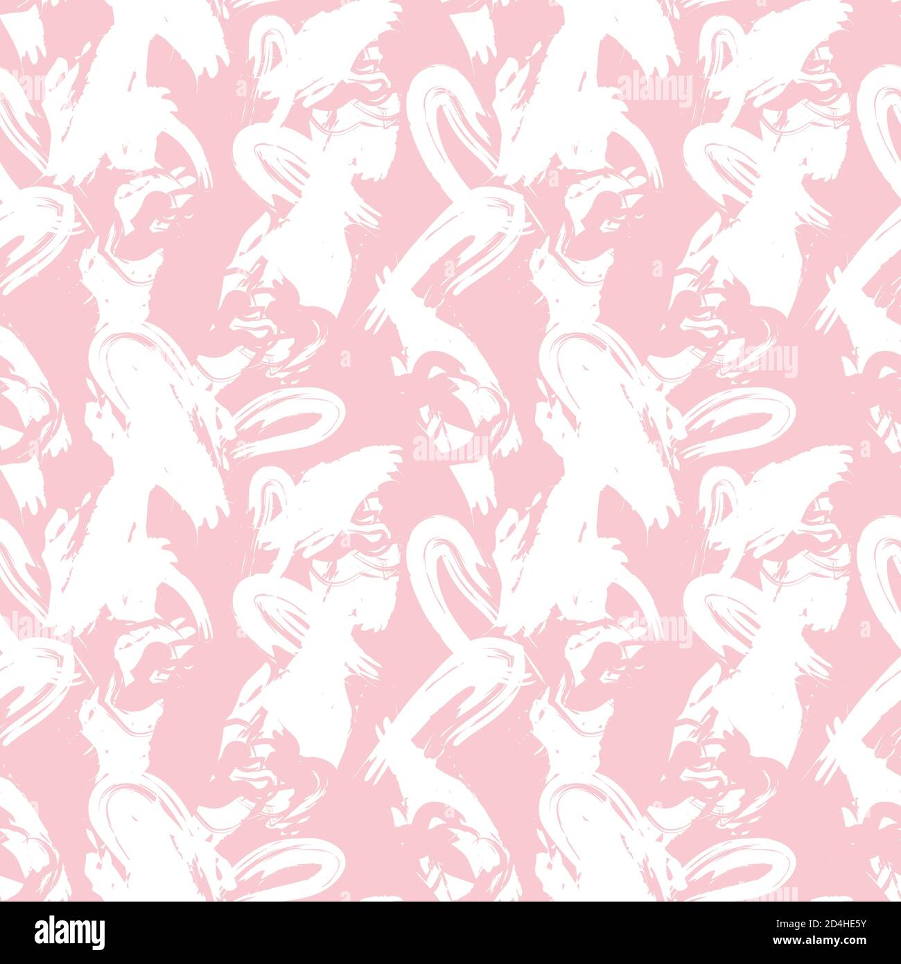 Floral brush strokes seamless pattern background for fashion prints ...