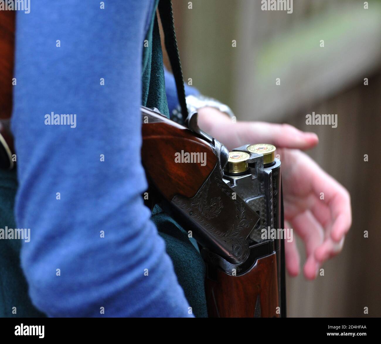 Clay shooting guns hi-res stock photography and images - Alamy