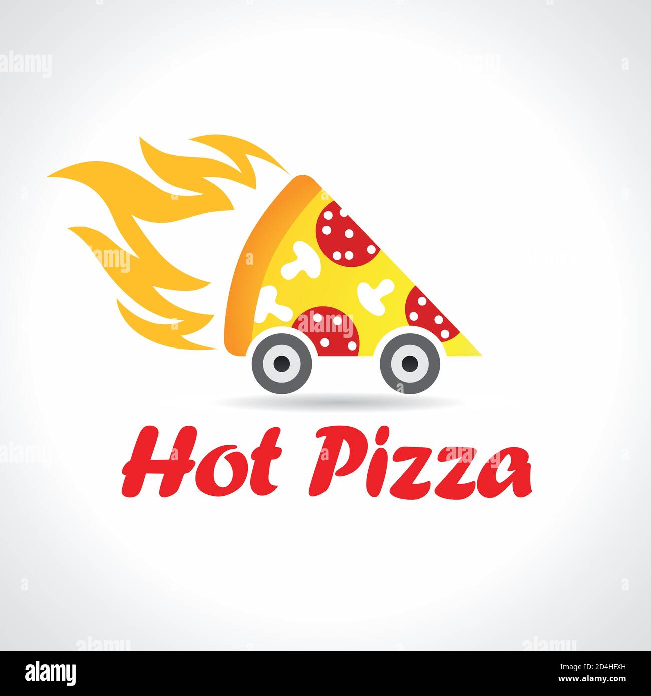 Pizza bar logo concept Stock Vector Images - Alamy