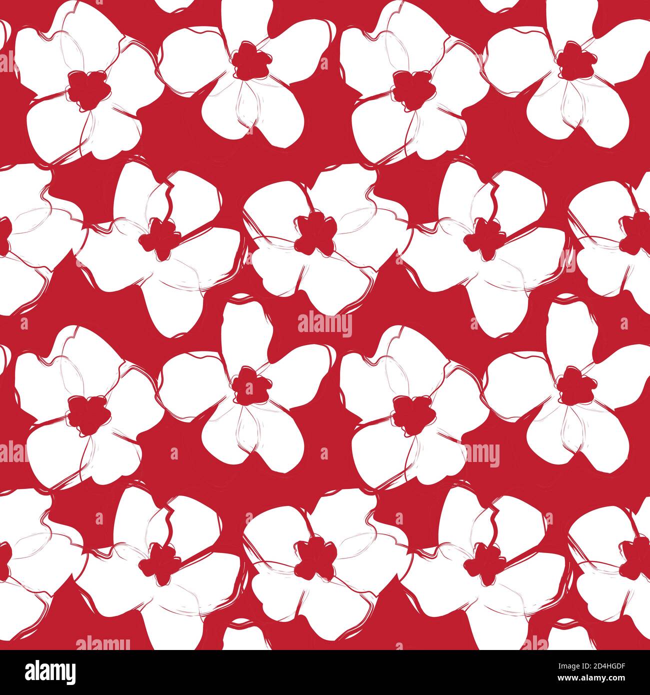 Floral brush strokes seamless pattern background for fashion prints ...