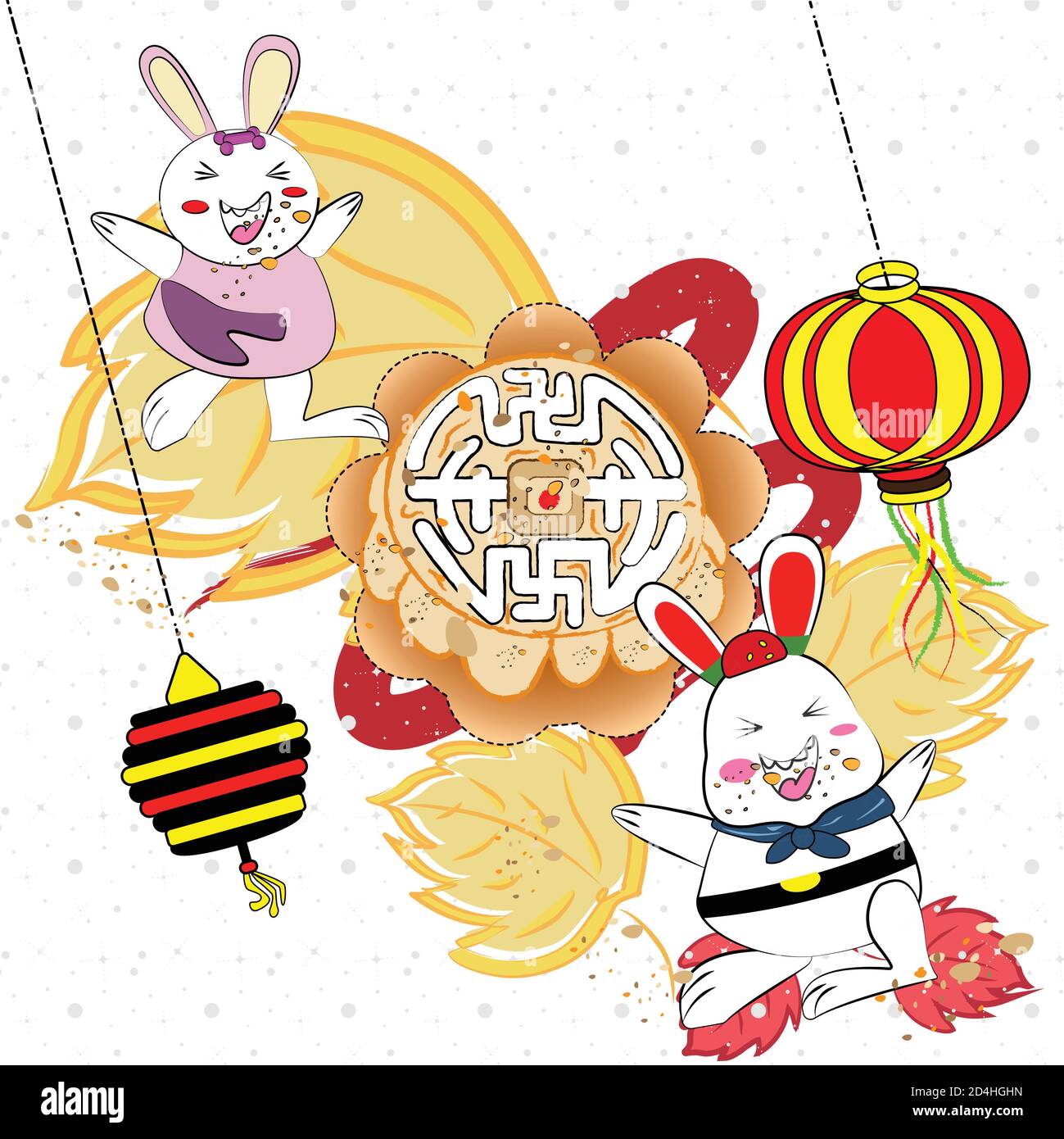 Mid autumn festival Stock Vector Image & Art - Alamy