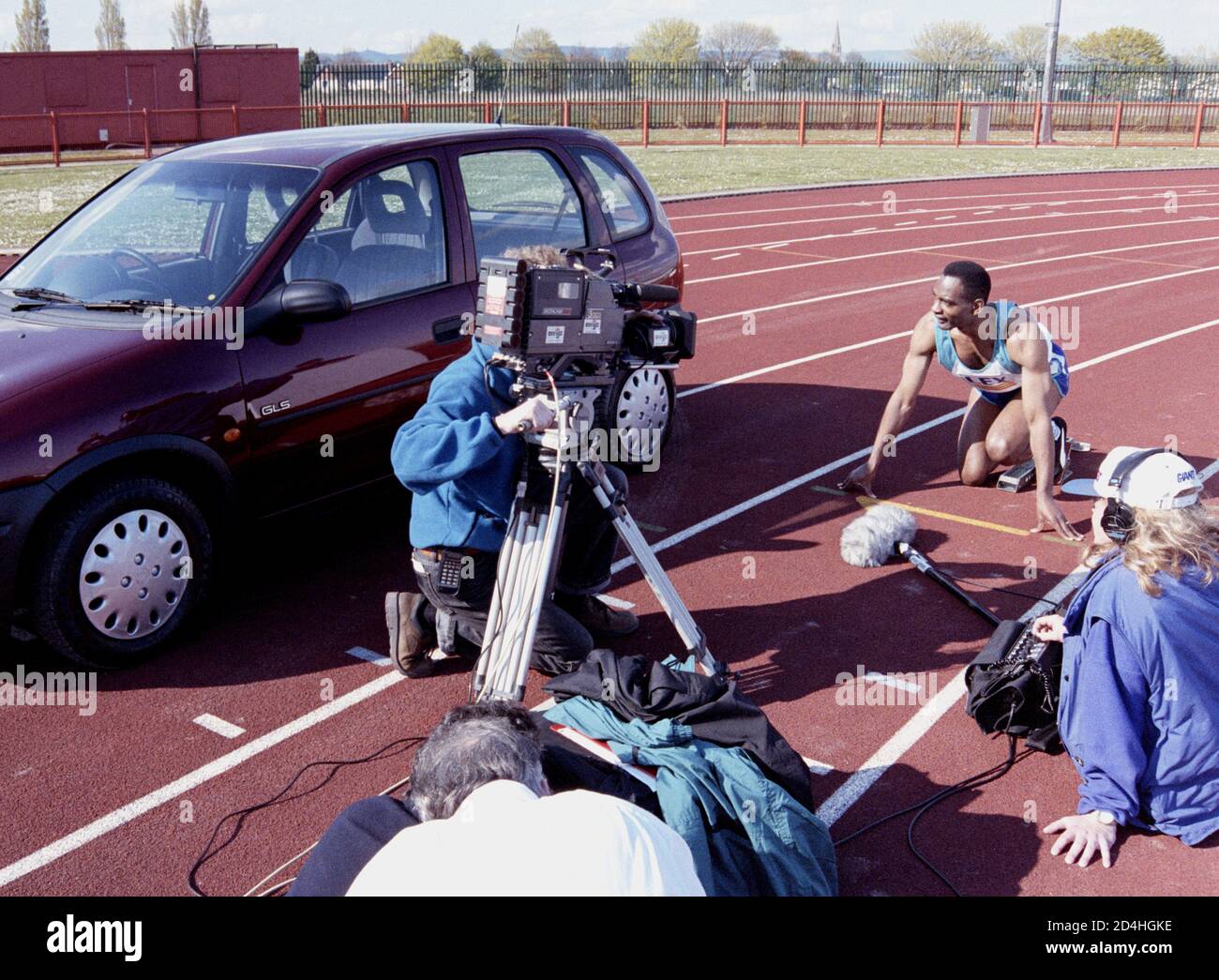 Film Crew at work shooting local tv commercial Stock Photo - Alamy