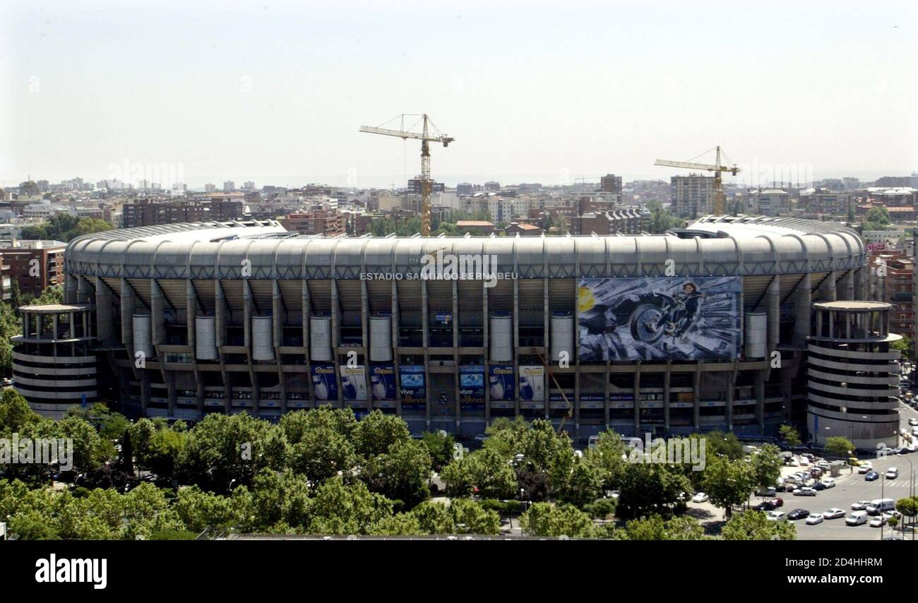 Santiago bernabeu stadium aerial hi-res stock photography and images ...