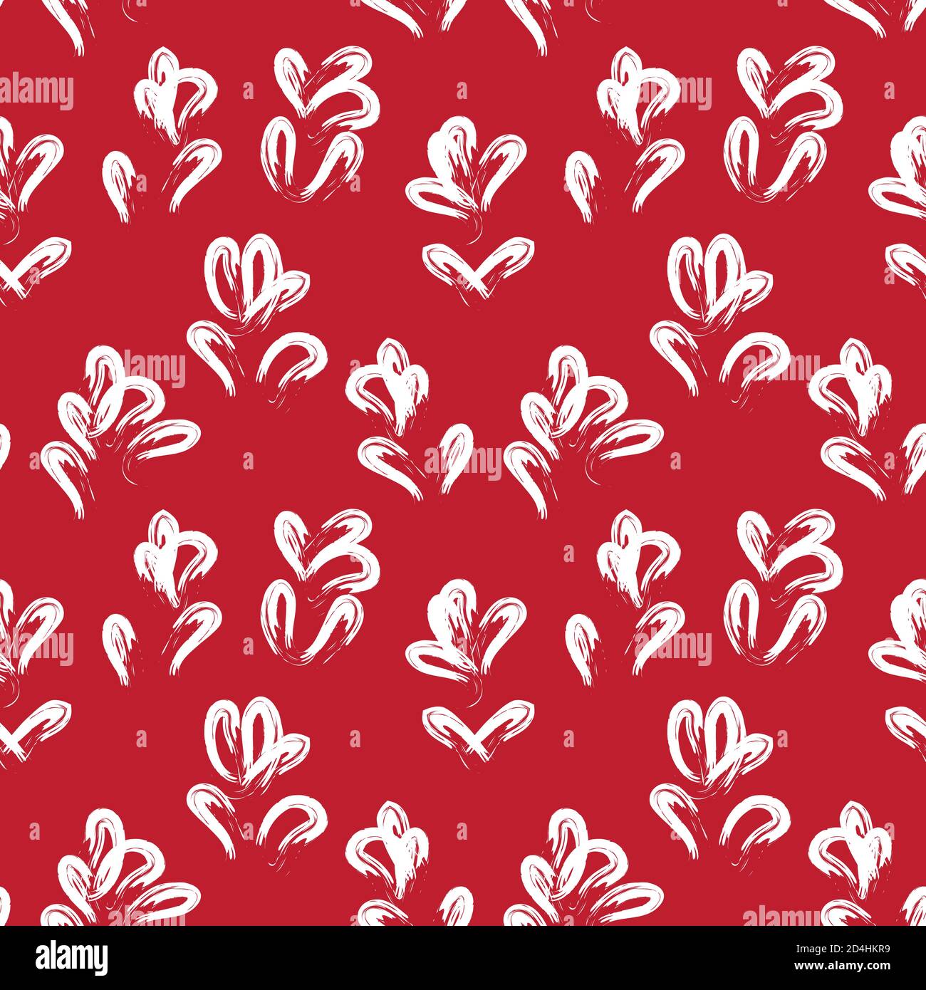 Floral brush strokes seamless pattern background for fashion prints ...