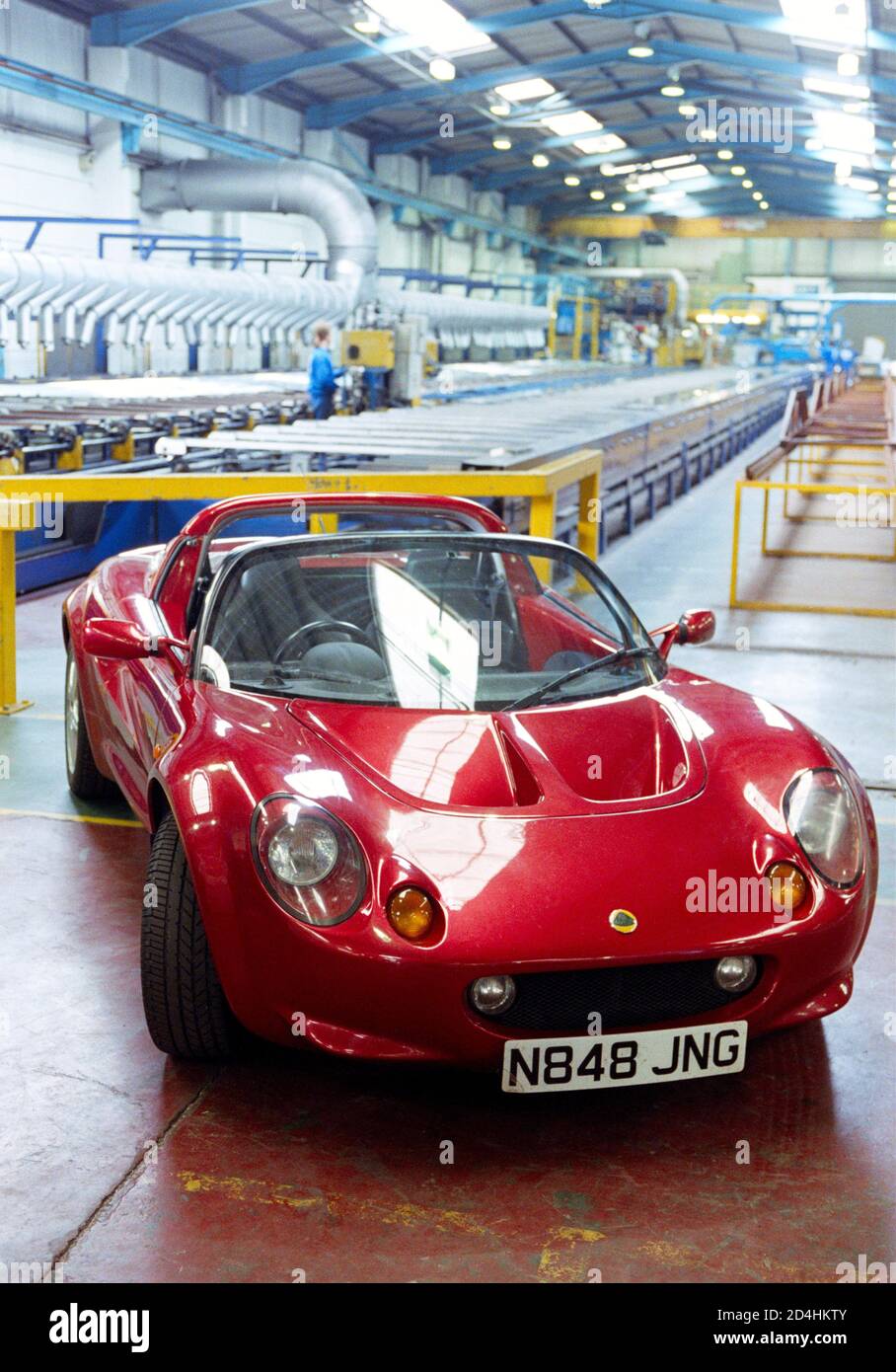 Lotus Elise in Aluminium Factory Stock Photo - Alamy