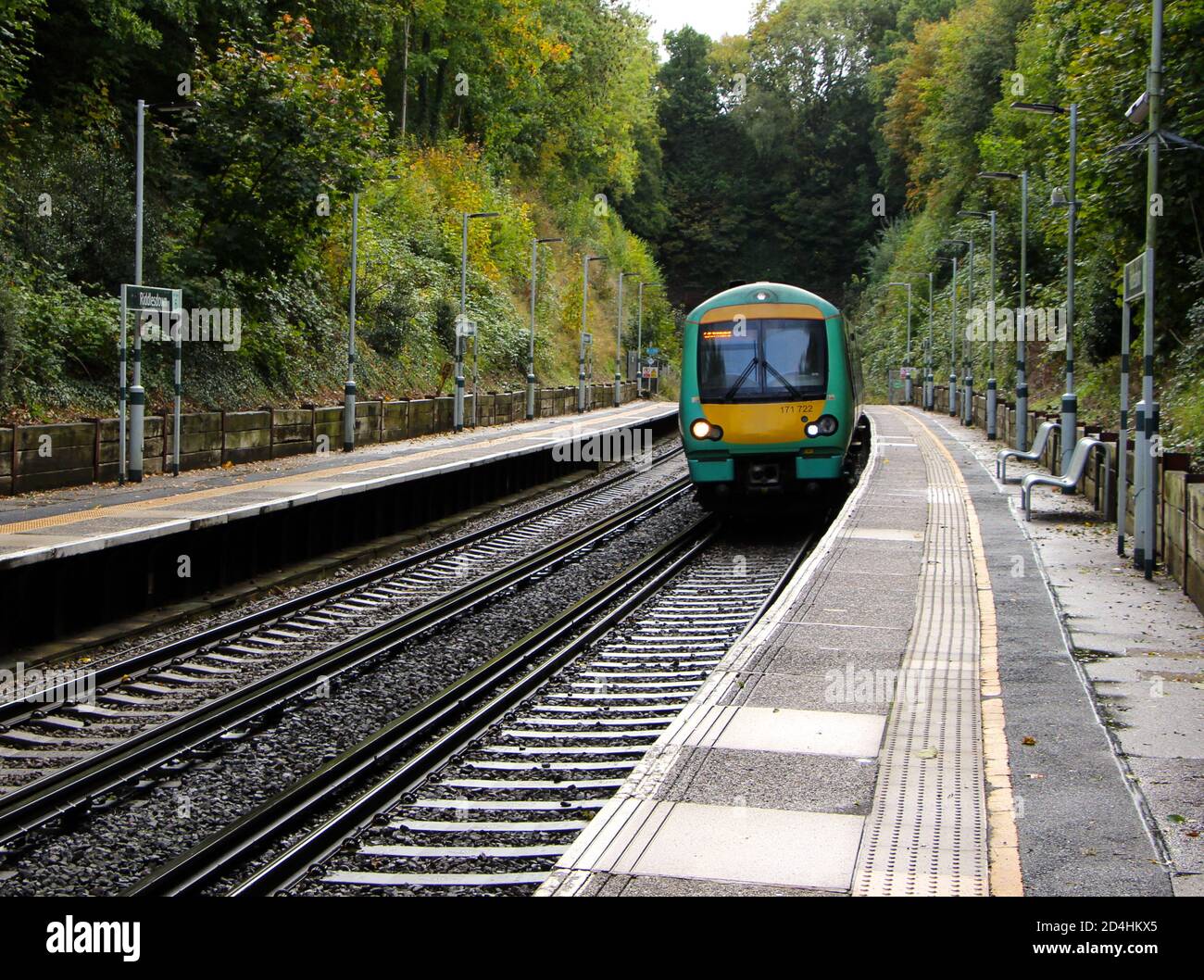 Riddlesdown railway station hi-res stock photography and images - Alamy