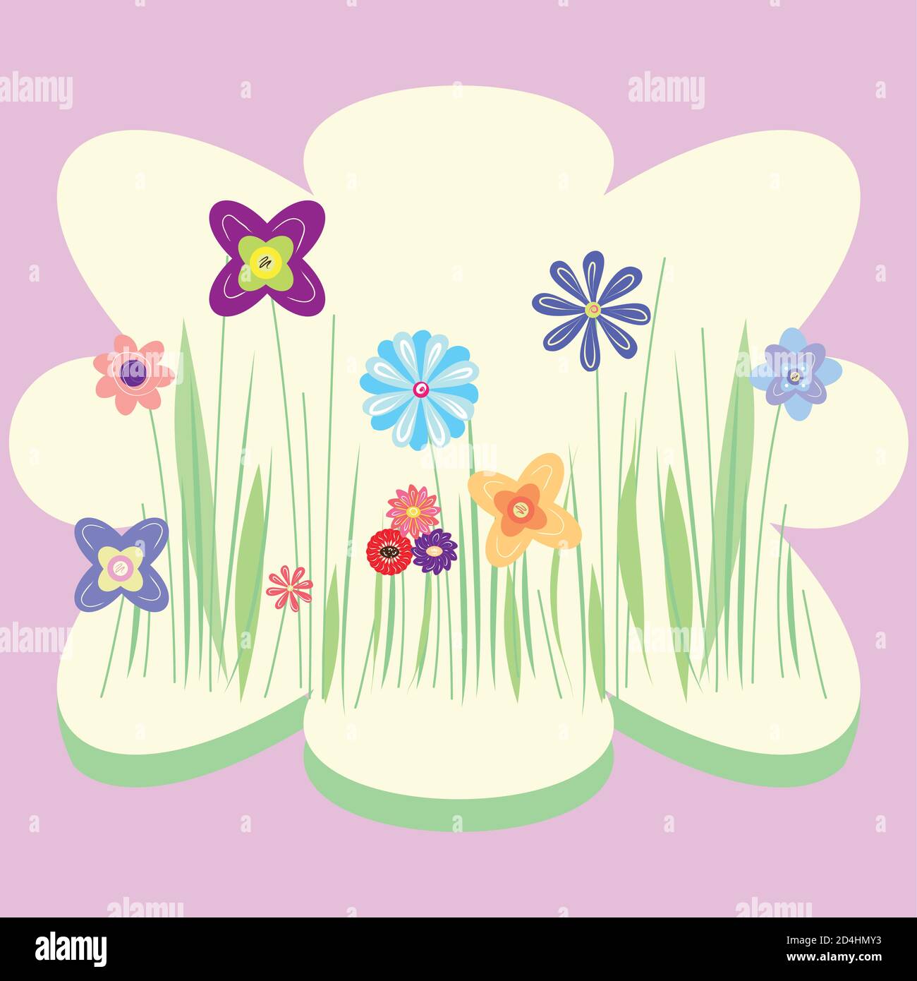 Garden spring plant Stock Vector Images - Alamy