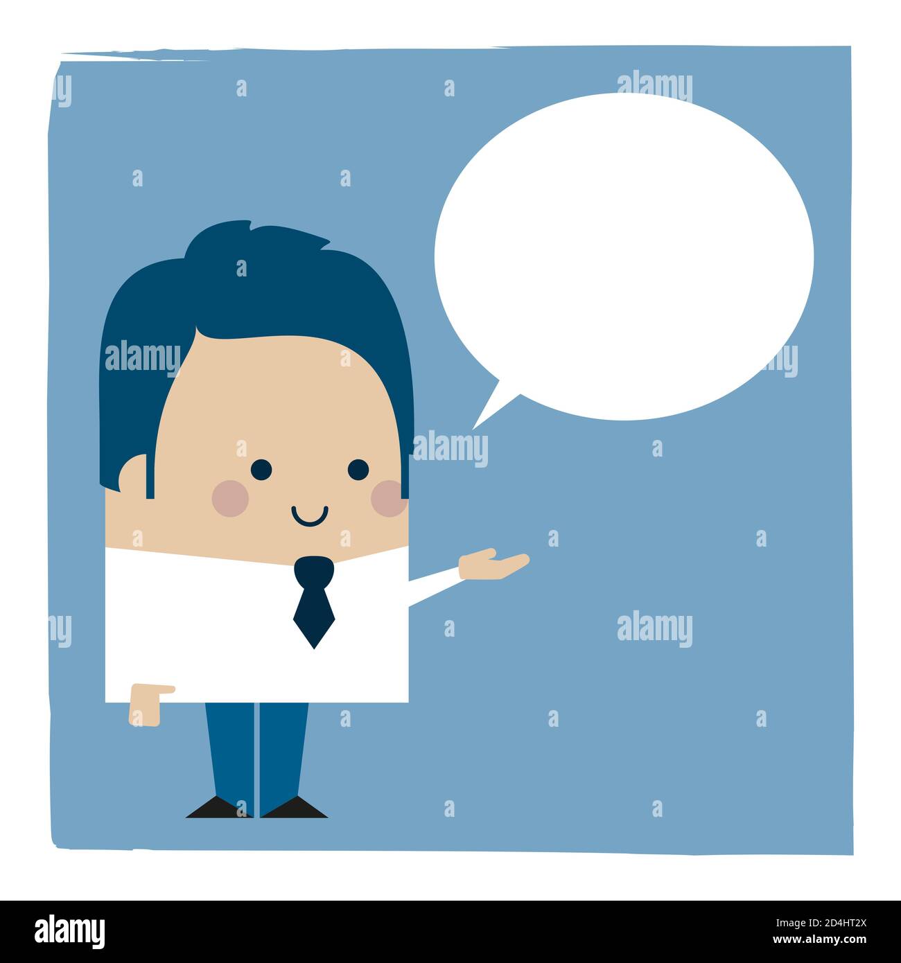 Illustration talk about money Cut Out Stock Images & Pictures - Alamy