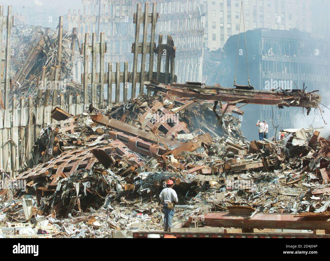 World trade center plane crash hi-res stock photography and images - Alamy