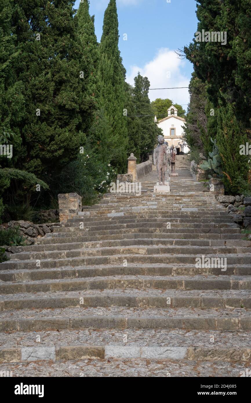The Calvari Steps is an ancient stone staircase leading from the ...
