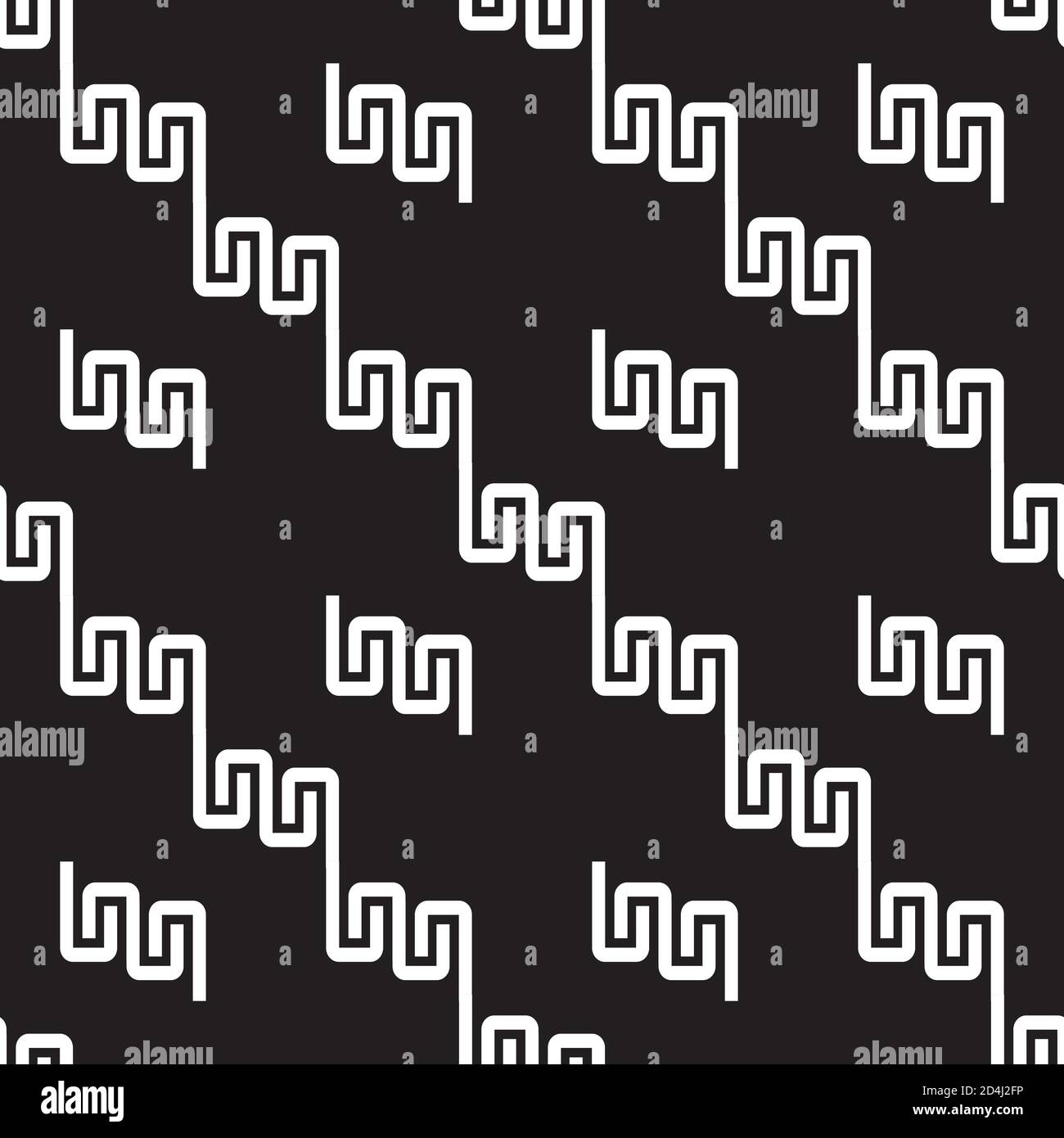 Seamless pattern with white geometric forms Stock Vector Image & Art ...