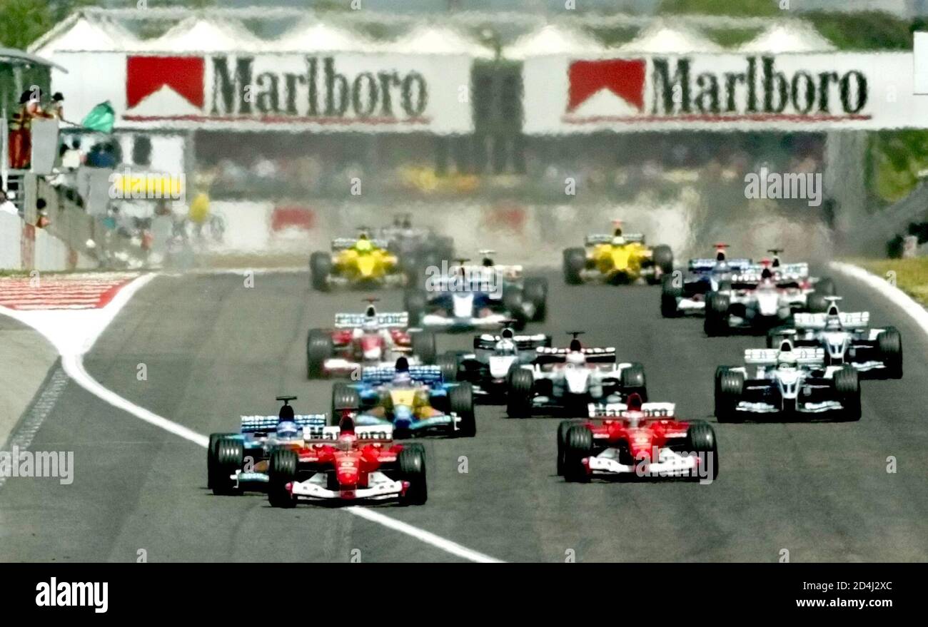 Racing cars starting grid hi-res stock photography and images - Alamy