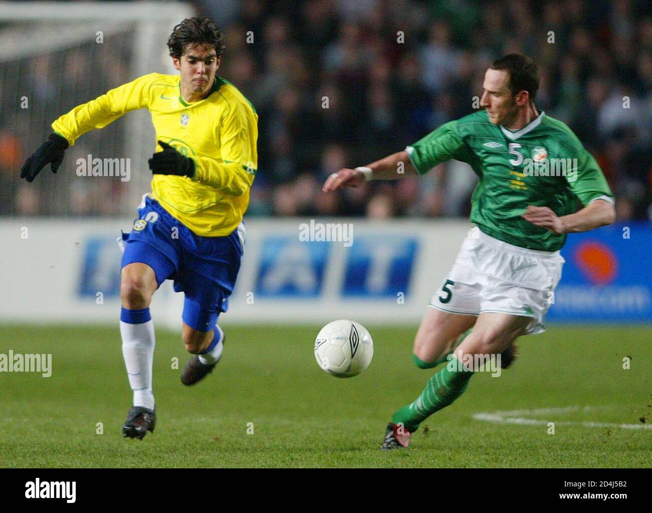During the international friendly match at lansdowne road hi-res stock ...