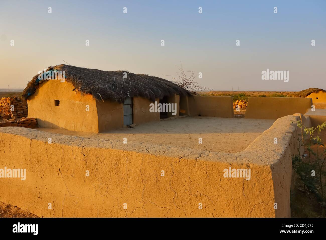 Village huts india hi-res stock photography and images - Alamy