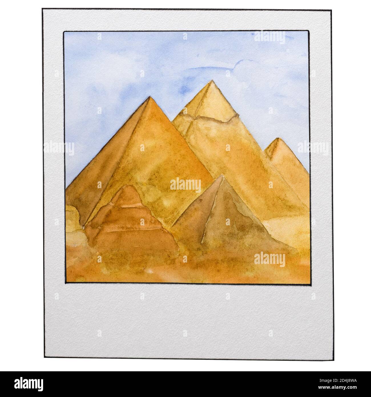 Egyptian pyramids drawings hi-res stock photography and images - Alamy