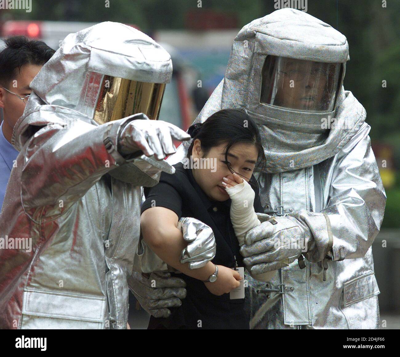 Mock accident scene hi-res stock photography and images - Alamy