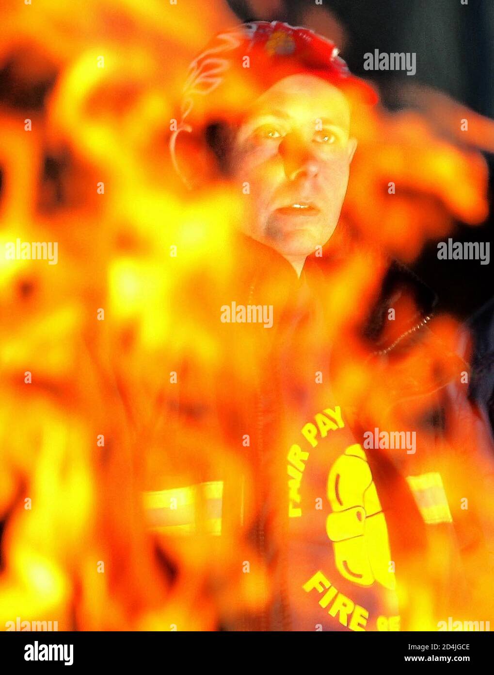 Fire station picket line hi-res stock photography and images - Alamy