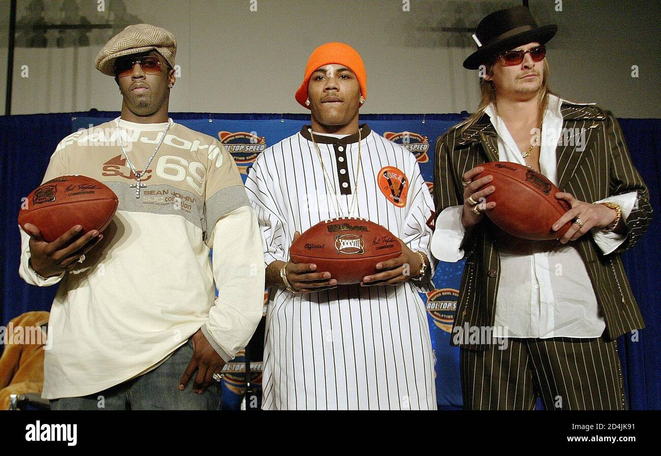 Super bowl 2004 diddy hi-res stock photography and images - Alamy