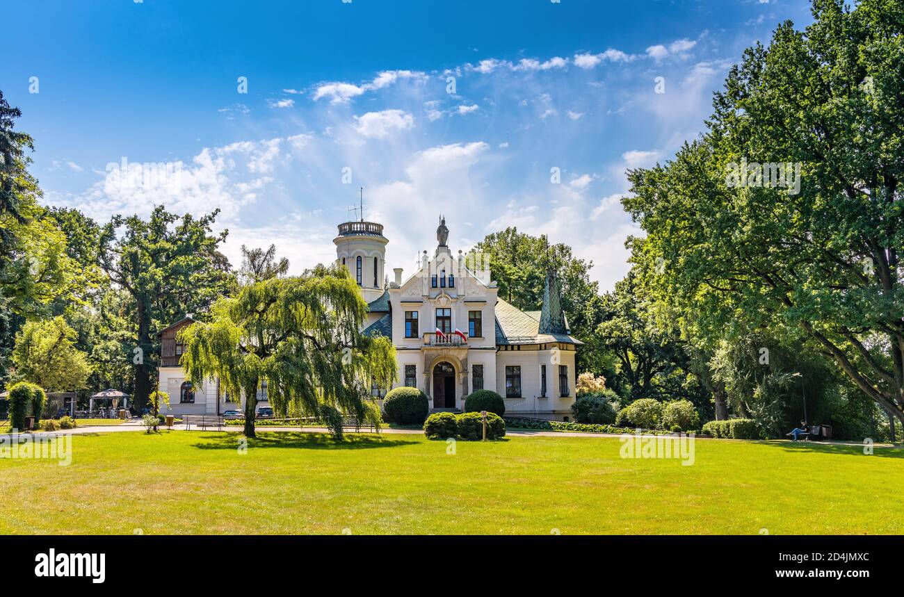 Oblegorek, Swietokrzyskie / Poland - 2020/08/16: Panoramic view of ...