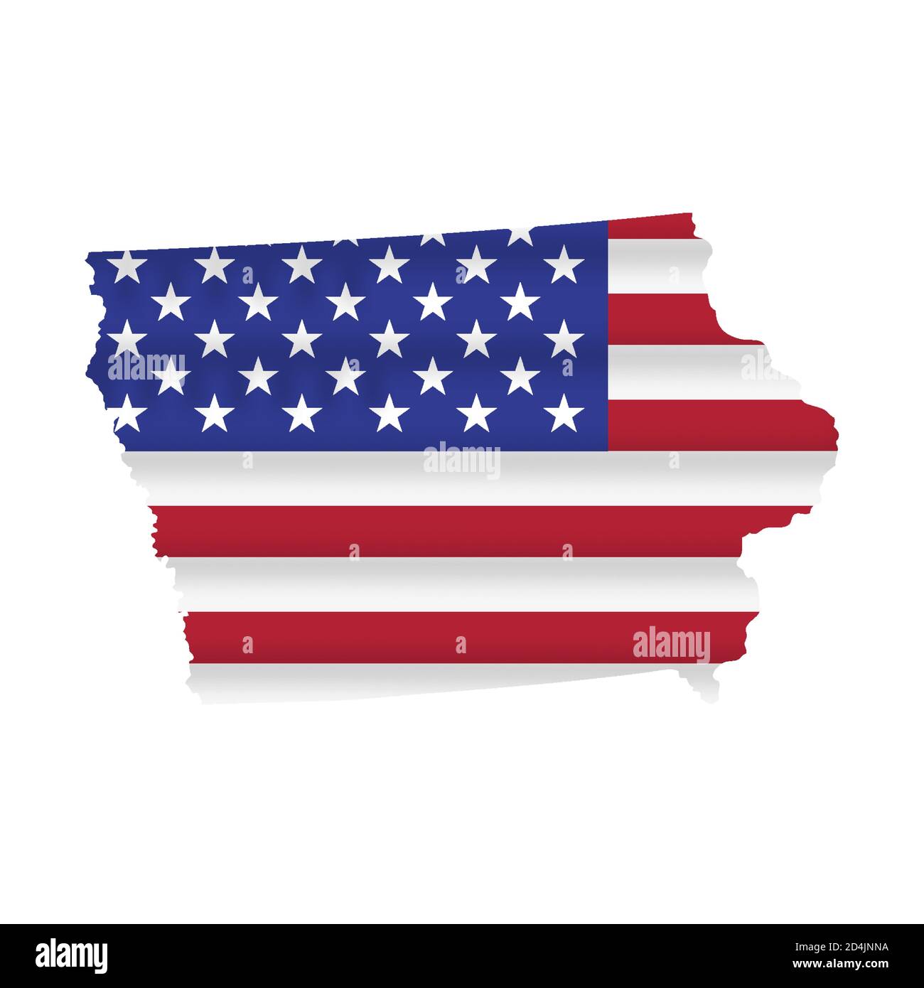 Independence iowa map Stock Vector Images - Alamy