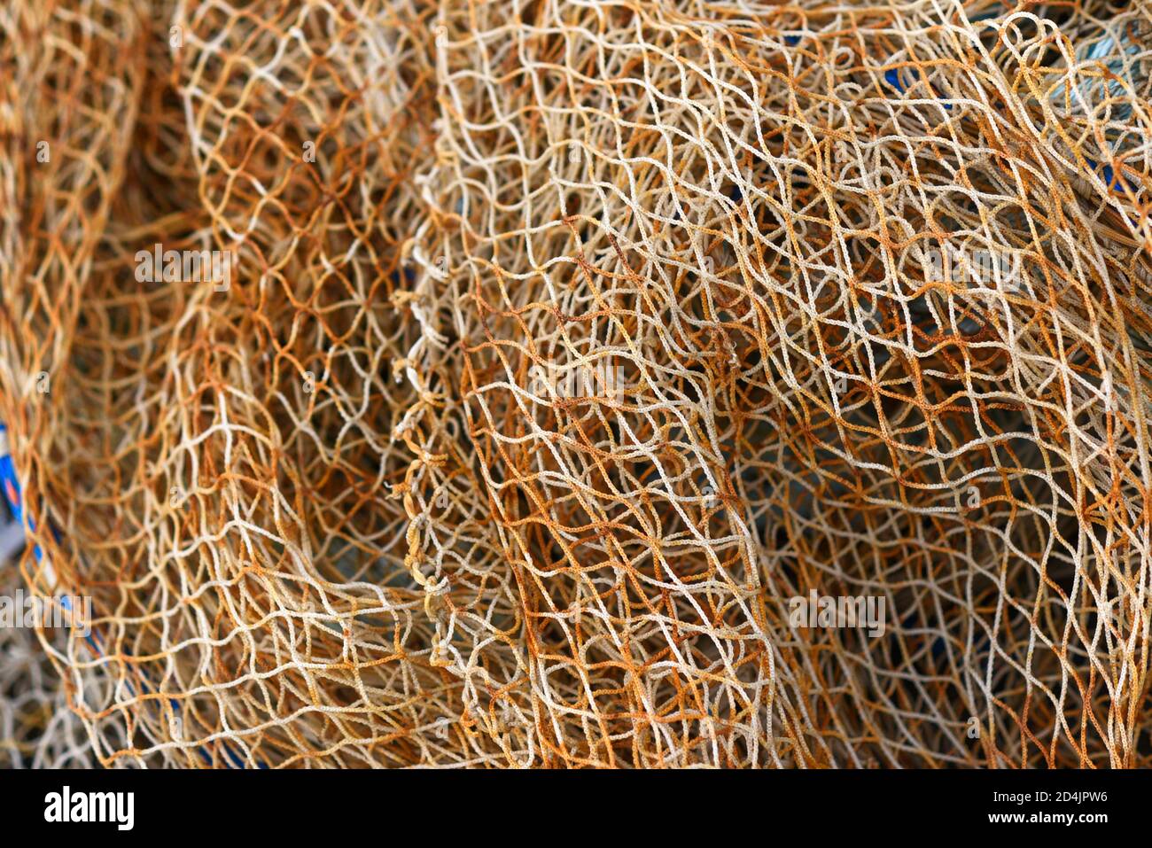 Old rustic fishing nets, fishing nets texture Stock Photo - Alamy