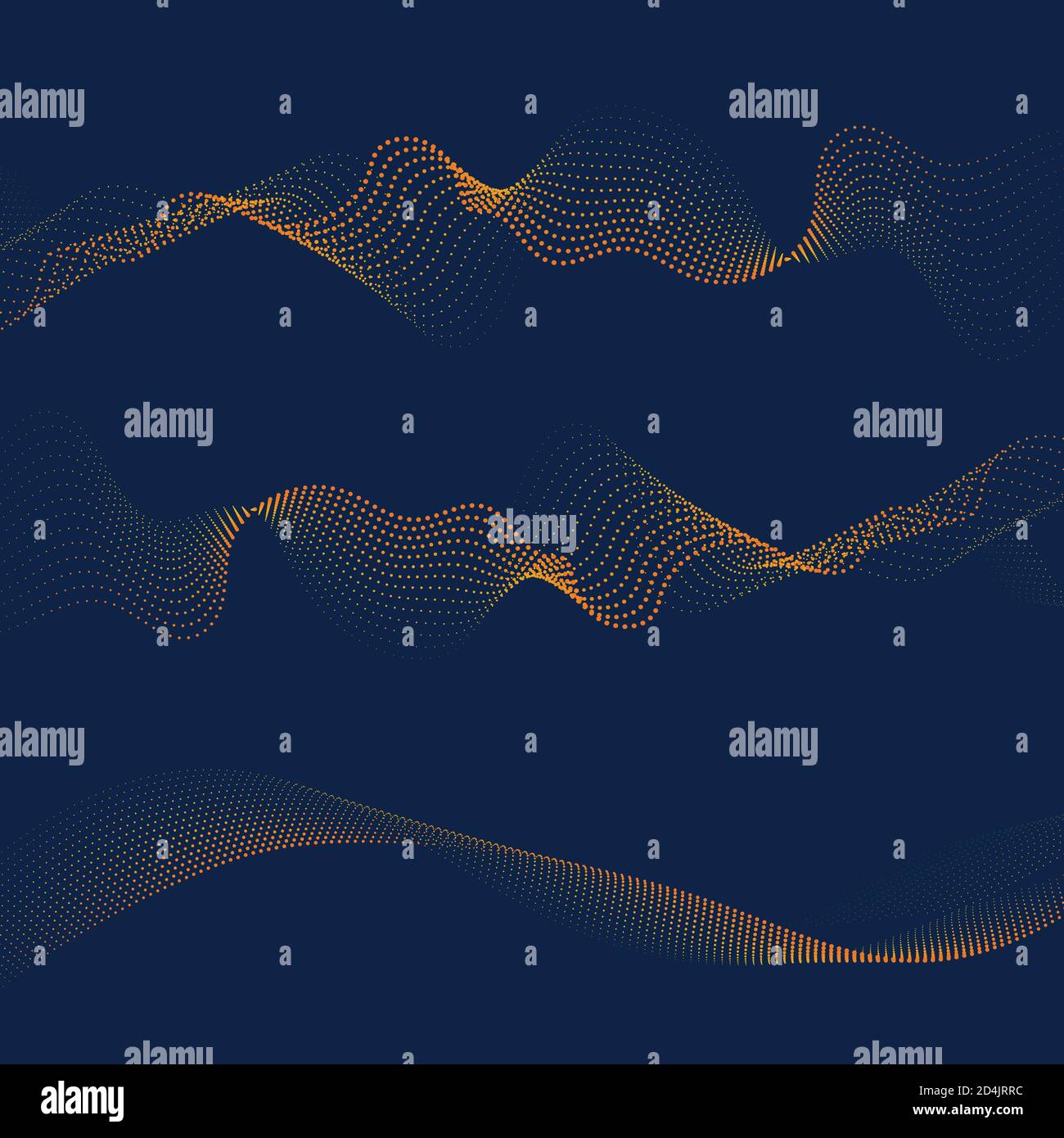 Abstract digital wave of particles. Vector illustration Stock Vector ...