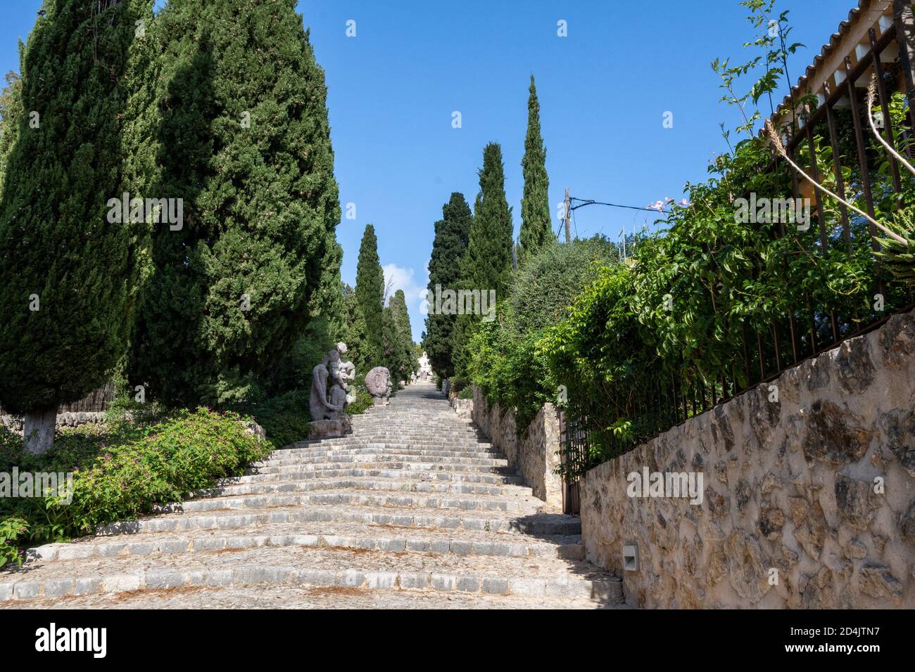The Calvari Steps is an ancient stone staircase leading from the ...