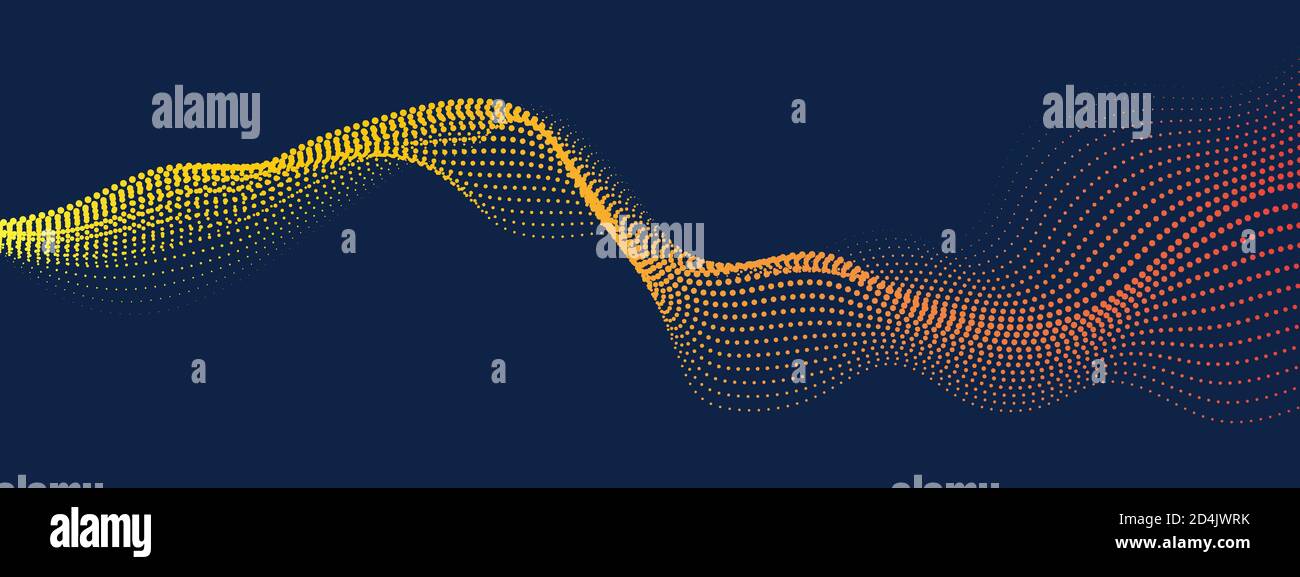 Technology abstract particles Stock Vector Images - Alamy