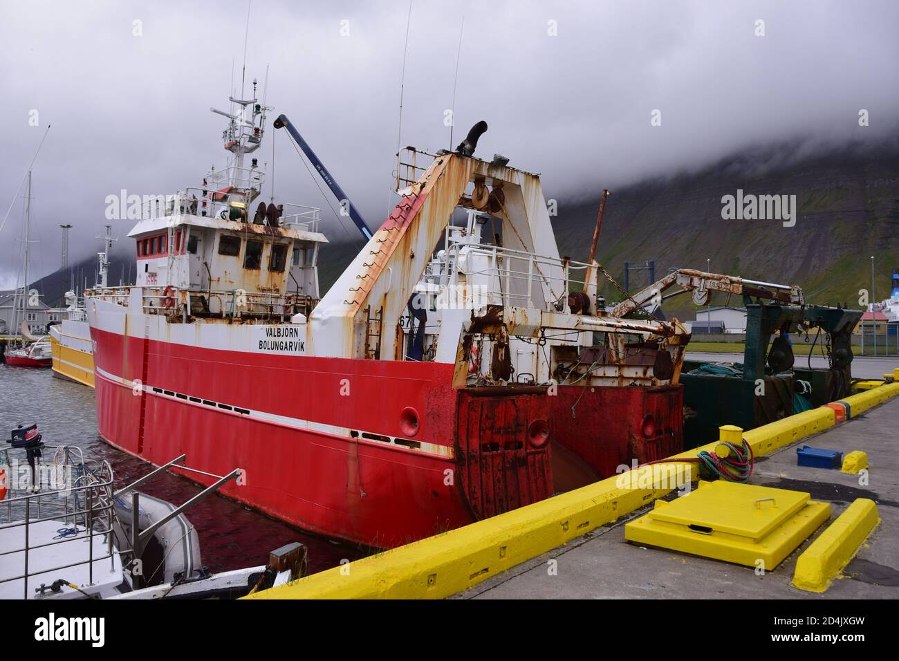 Valbjorn, Trawler, Isafjord, Isafjordur, Island, Island Stock Photo - Alamy
